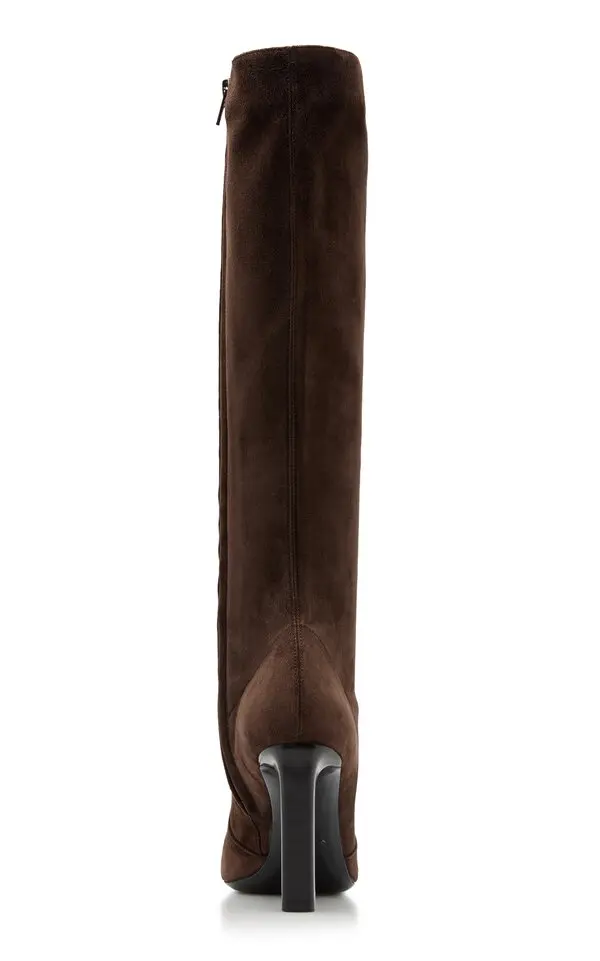 Saint Laurent Francoise 95 Velvet Boots