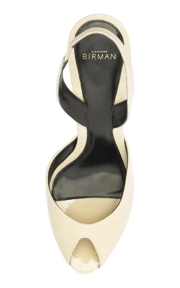 ALEXANDRE BIRMAN Miranda Patent Leather Slingback Pumps