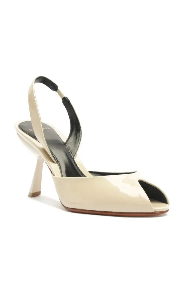 ALEXANDRE BIRMAN Miranda Patent Leather Slingback Pumps