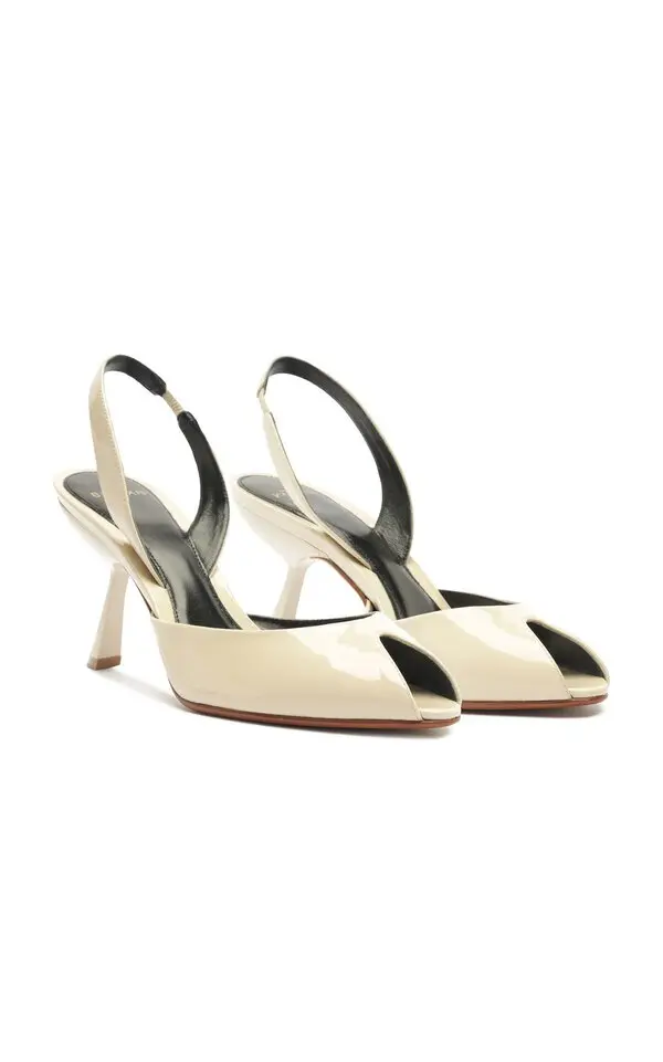 ALEXANDRE BIRMAN Miranda Patent Leather Slingback Pumps