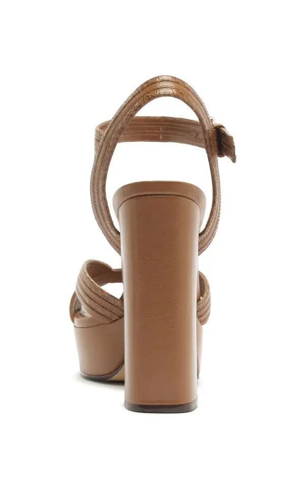 ALEXANDRE BIRMAN Naika Leather Platform Sandals