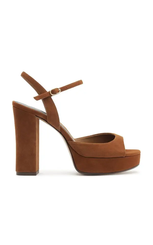 ALEXANDRE BIRMAN Amy Suede Platform Sandals
