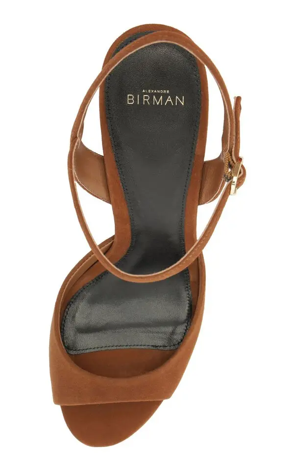 ALEXANDRE BIRMAN Amy Suede Platform Sandals