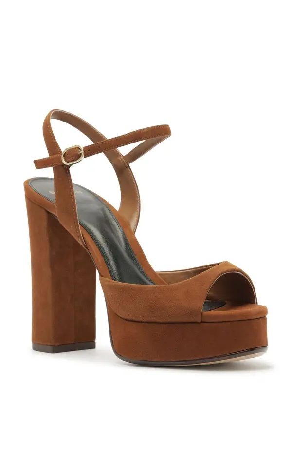 ALEXANDRE BIRMAN Amy Suede Platform Sandals
