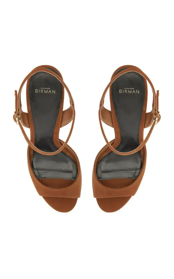 ALEXANDRE BIRMAN Amy Suede Platform Sandals