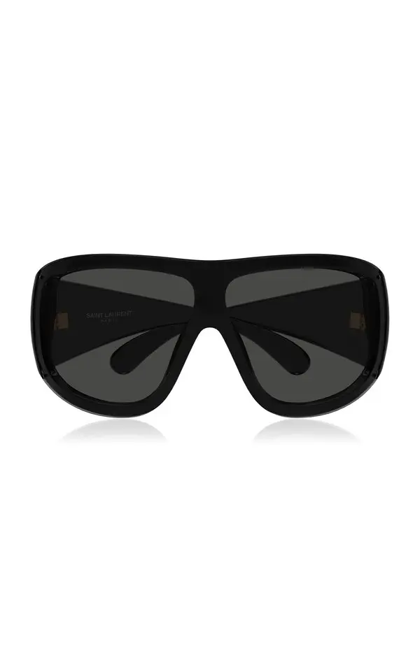 Saint Laurent Square-framed Acetate Sunglasses - Black