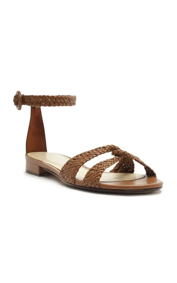 ALEXANDRE BIRMAN Sabrina Leather Flats