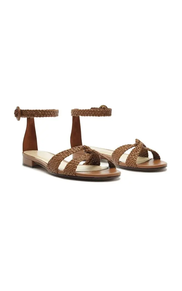 ALEXANDRE BIRMAN Sabrina Leather Flats
