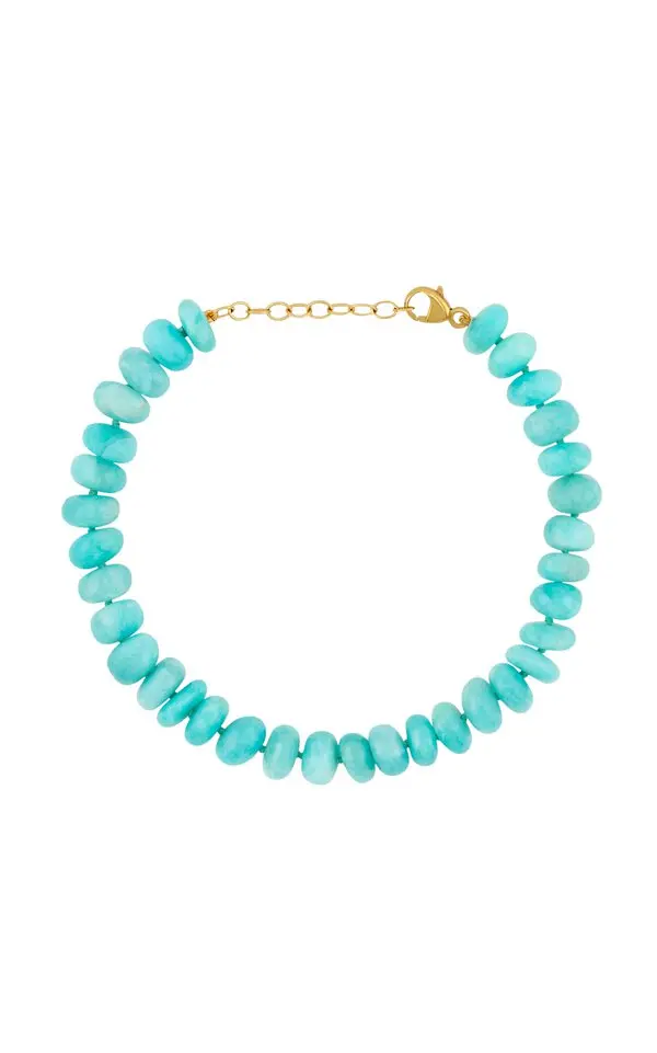 Jia Jia Amazonite Large Crystal Bracelet - Blue