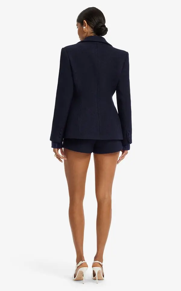 LEO LIN Lisa Applique Tweed Blazer