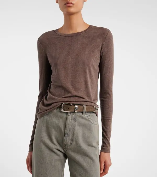 Max Mara Ribbed-knit T-shirt