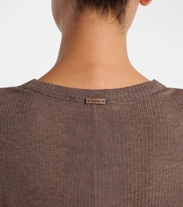 Max Mara Ribbed-knit T-shirt