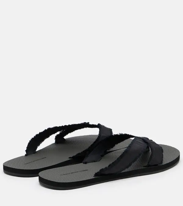 Christopher Esber Freya Satin Thong Sandals