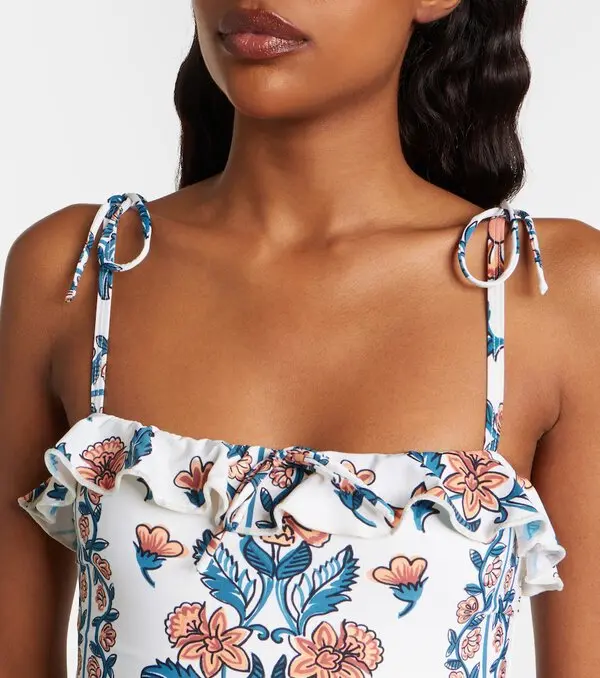 MONTCE Jacelyn Floral Ruffled Swimsuit
