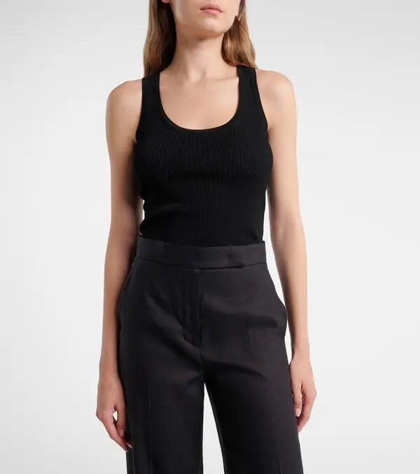 Max Mara Ribbed Knit Tank Top