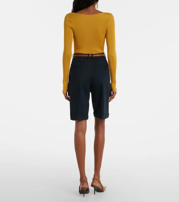 Saint Laurent Cotton Bermuda Shorts