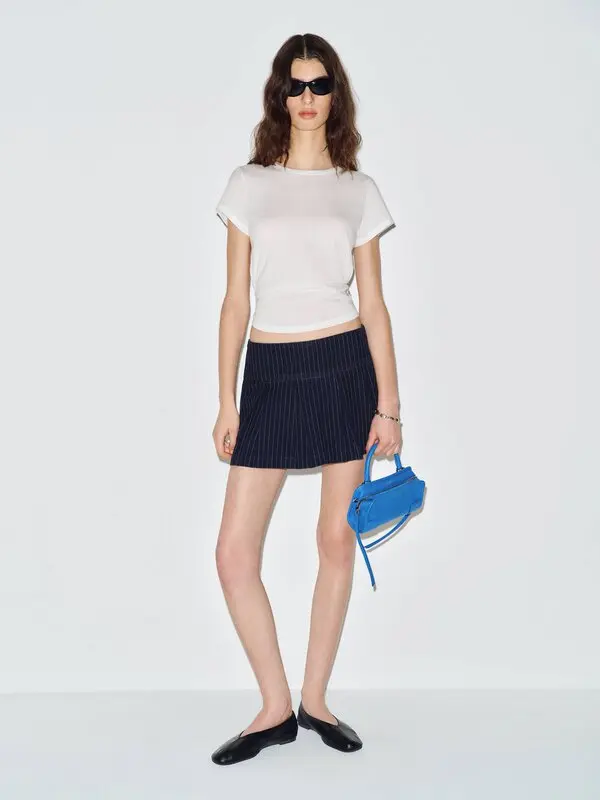 REFORMATION Brenda Denim Mini Skirt