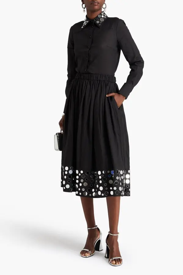 Zimmermann Embellished Ramie Shirt