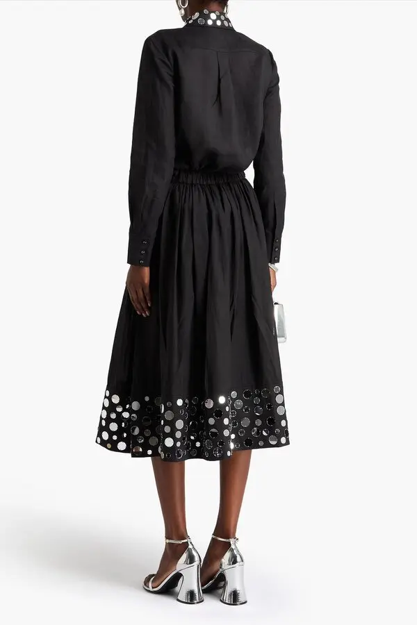 Zimmermann Embellished Ramie Shirt