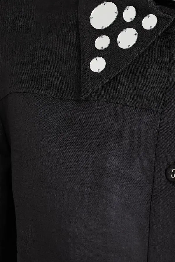 Zimmermann Embellished Ramie Shirt