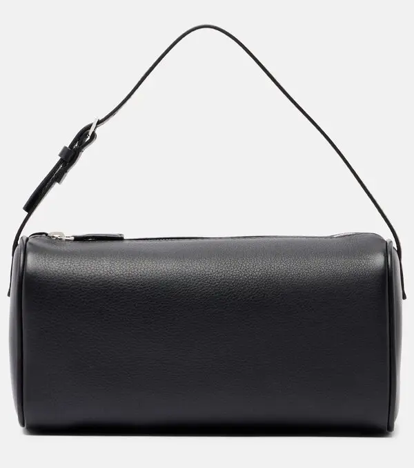 THE ROW 90s Small Leather Top-handle Bag - Black