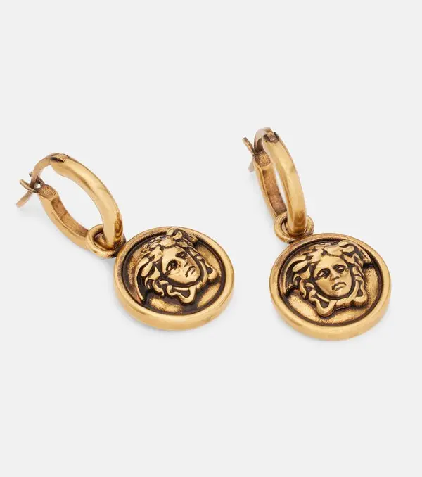 Versace Medusa Hoop Earrings - Gold