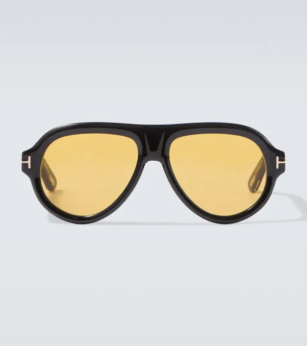 TOM FORD Aviator Sunglasses - Black