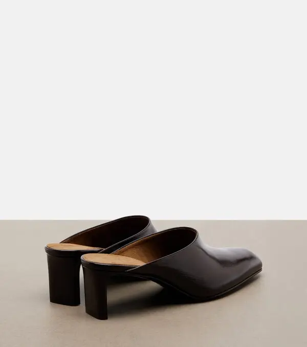 Khaite Colt Leather Mules