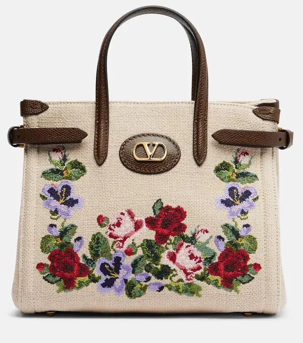 Valentino Garavani Antibes Medium Canvas Top Handle Bag - Multicoloured