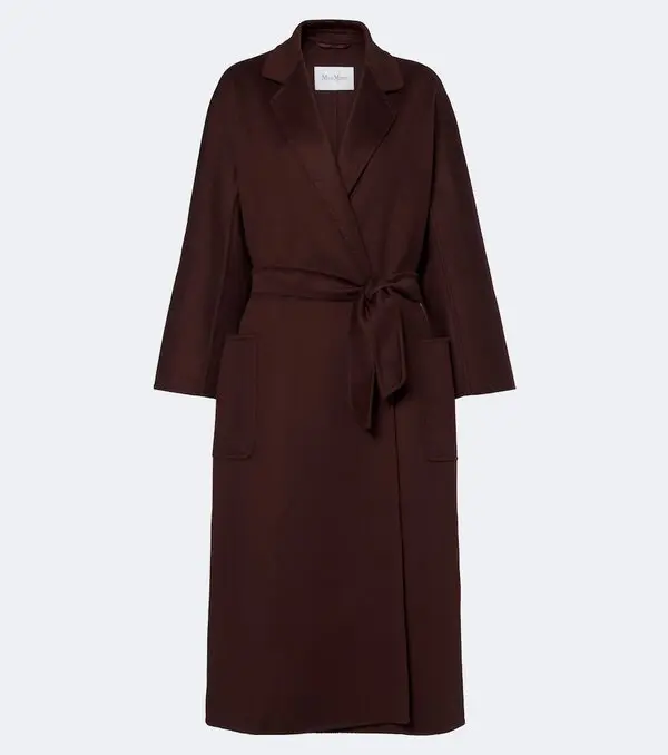 Max Mara Cashmere Wrap Coat - Brown