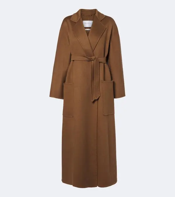 Max Mara Cashmere Wrap Coat - Brown