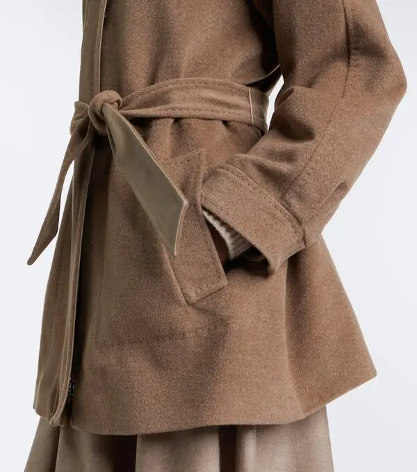 Max Mara Cashmere Wrap Coat - Brown