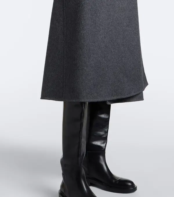 Max Mara Cashmere Wrap Coat - Grey