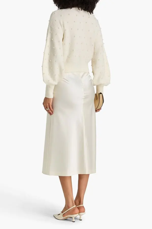 Zimmermann Faux Pearlembellished Alpacablend Cardigan