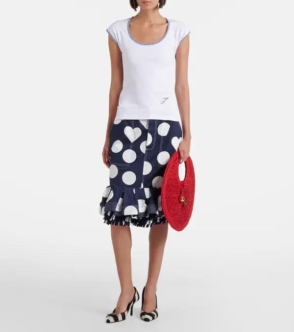 Jacquemus Spiaggia Raffia Top-handle Bag