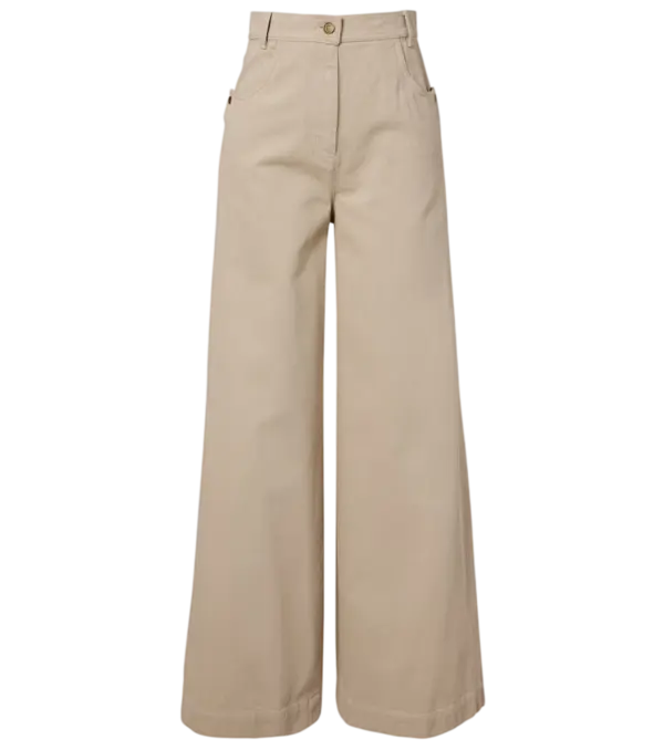 Max Mara High-rise Wide-leg Jeans - Beige
