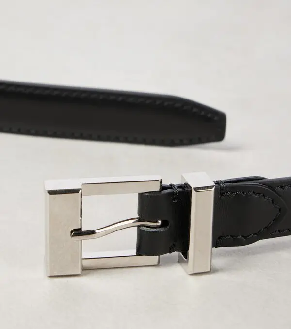 Khaite Leather Belt - Black