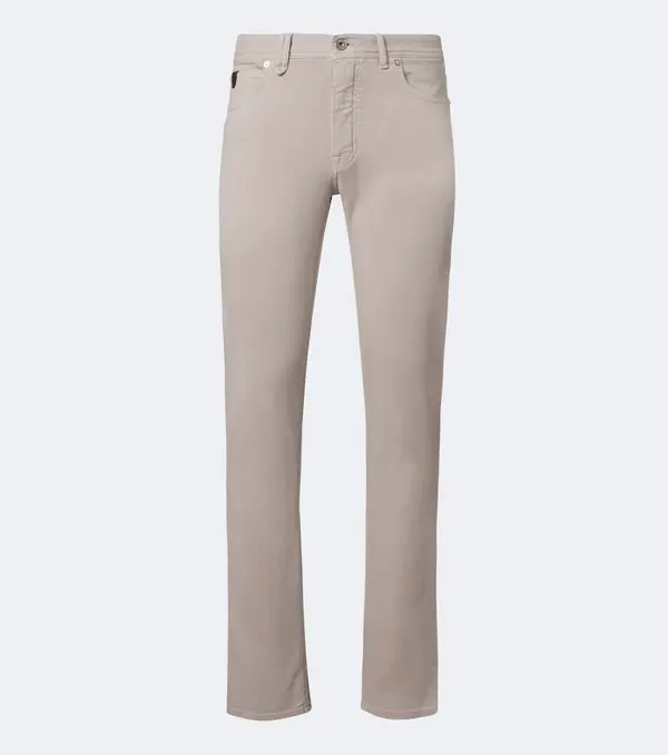 Brioni Slim Fit Jeans - Grey