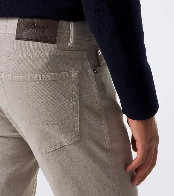 Brioni Slim Fit Jeans - Grey