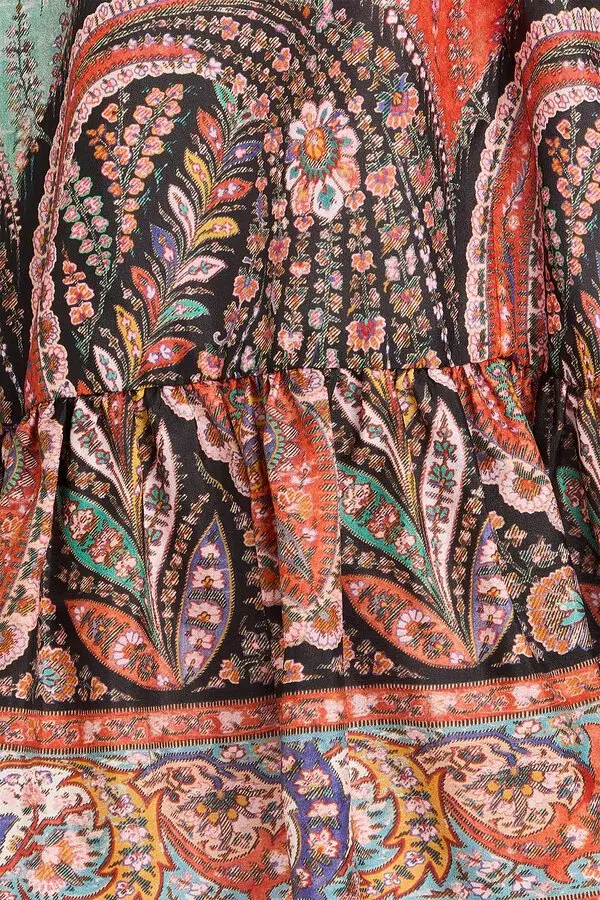 Zimmermann Paisleyprint Silk Blouse