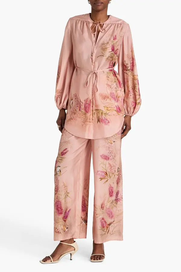 Zimmermann Floralprint Silk Tunic