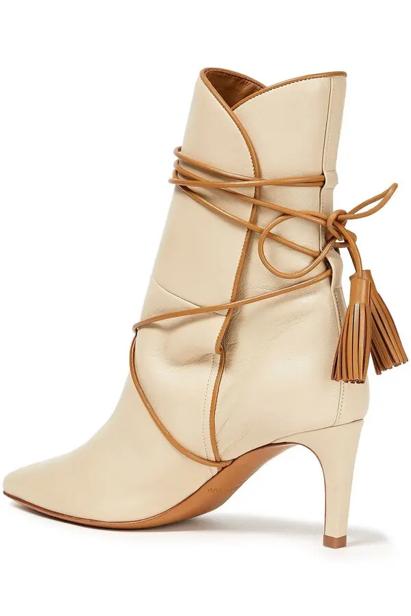 Zimmermann Tasseled Leather Ankle Boots