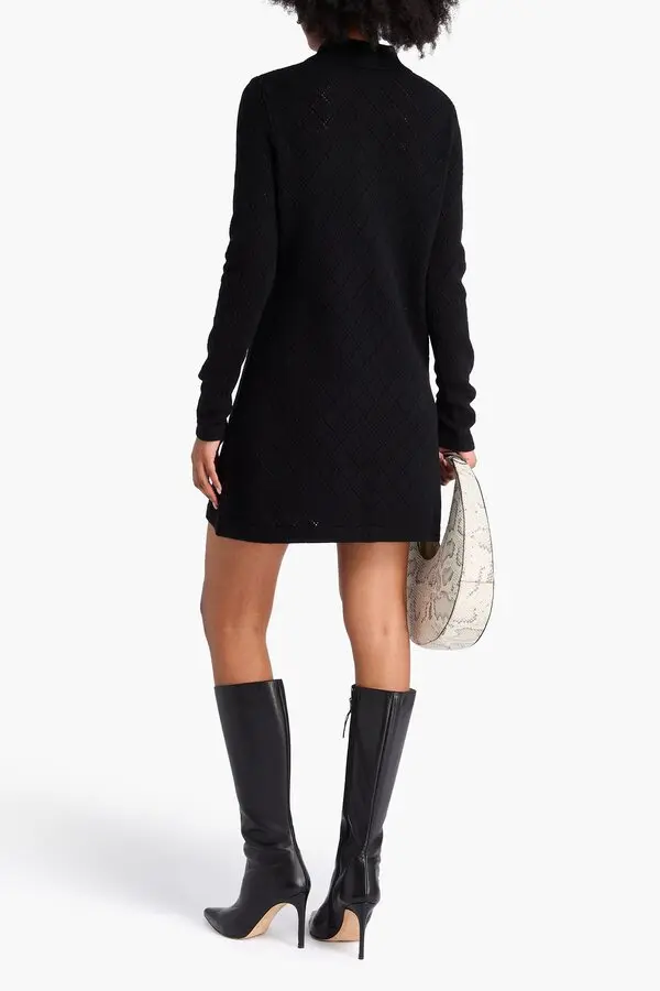 Zimmermann Pointelleknit Wool Mini Dress