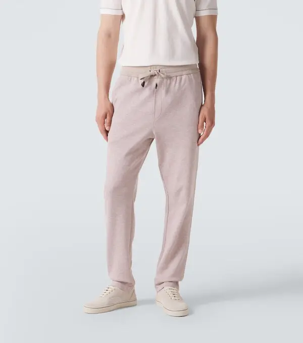 Brioni Cotton-blend Sweatpants