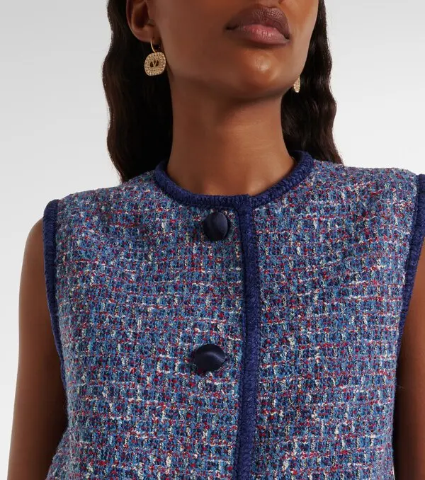Valentino Garavani Tweed Vest
