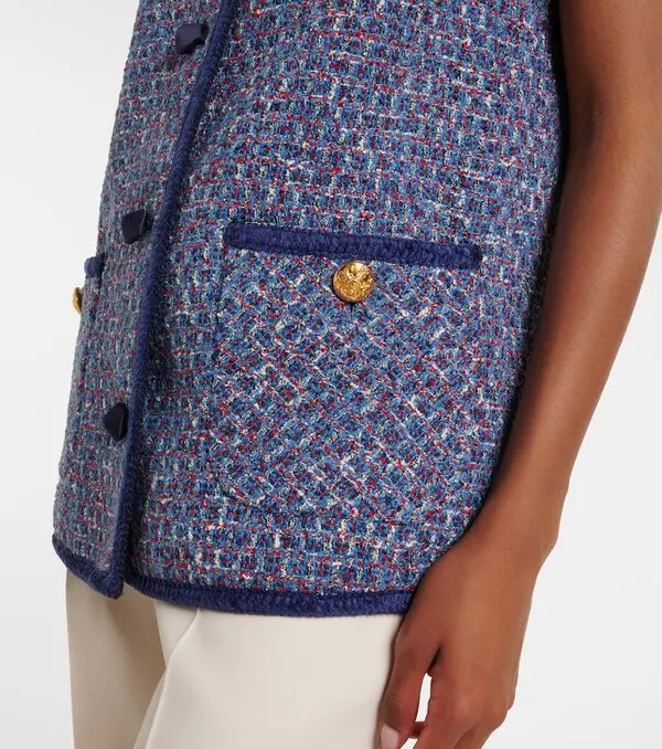 Valentino Garavani Tweed Vest