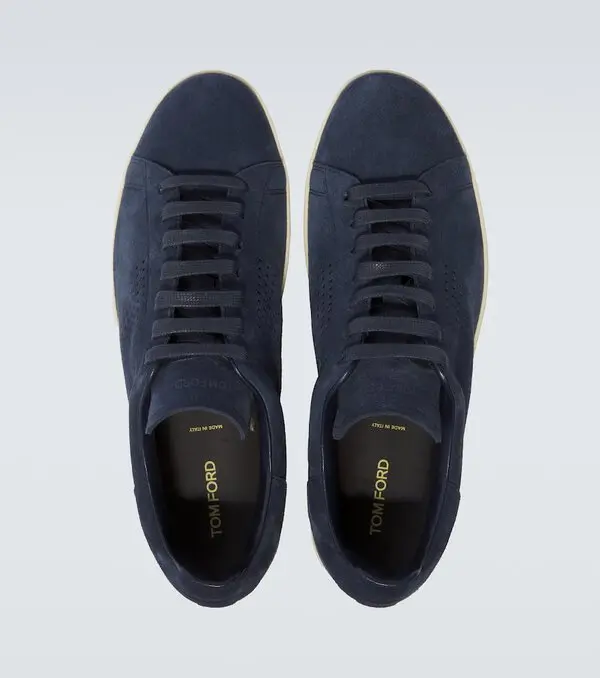 TOM FORD Warwick Suede Sneakers - Blue