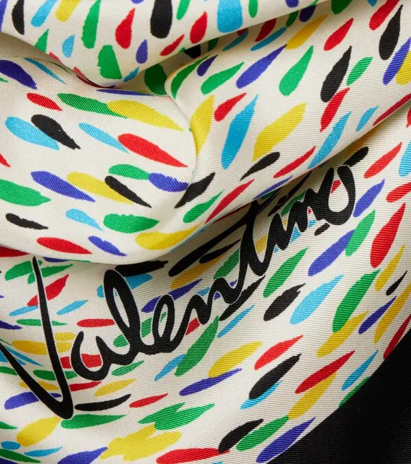 Valentino Garavani Printed Silk Twill Scarf