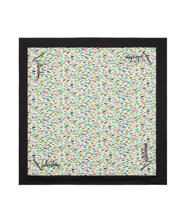 Valentino Garavani Printed Silk Twill Scarf - Multicoloured