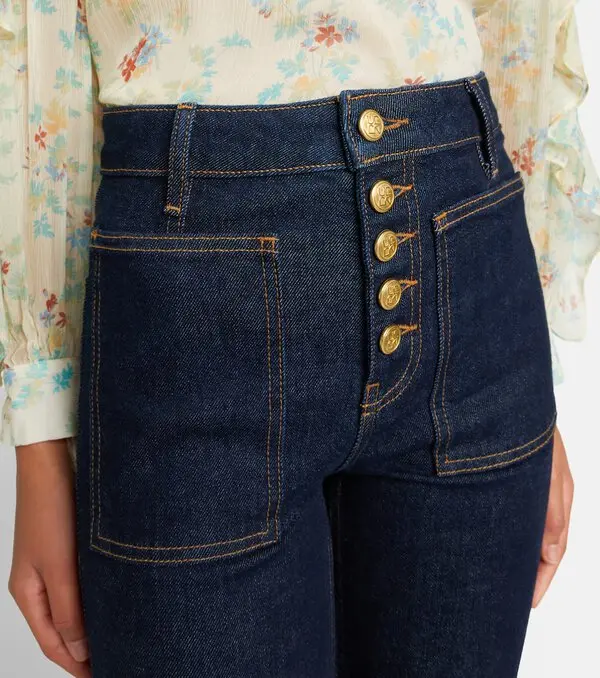 Ulla Johnson Lou Flared Jeans - Blue